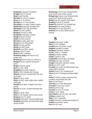 Kamus sasak | PDF