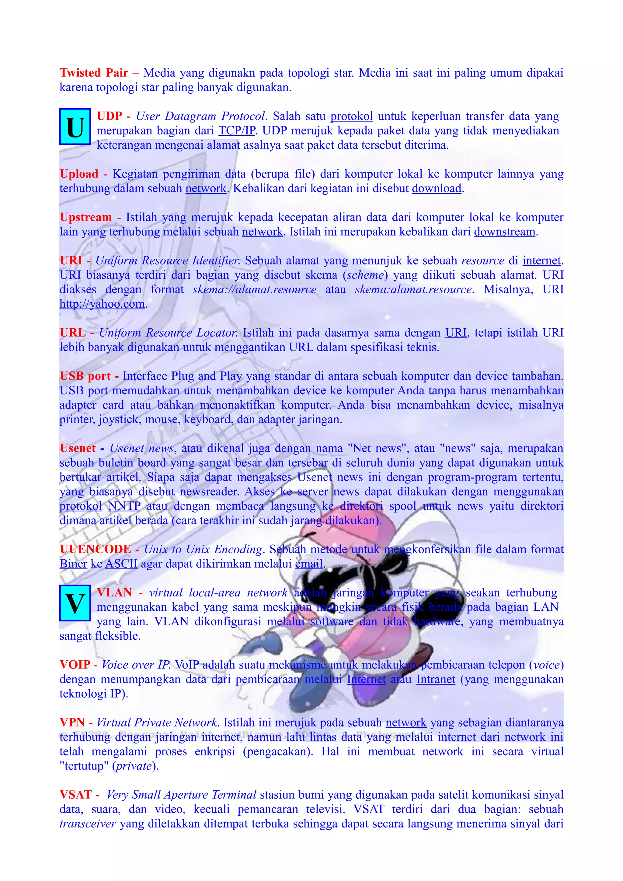 Kamus istilah jaringan | PDF