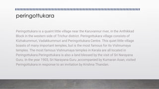 Kanadikavu and peringottukara | PDF