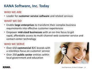 Kana introduction 2013 | PPTX | Computer Software and Applications ...