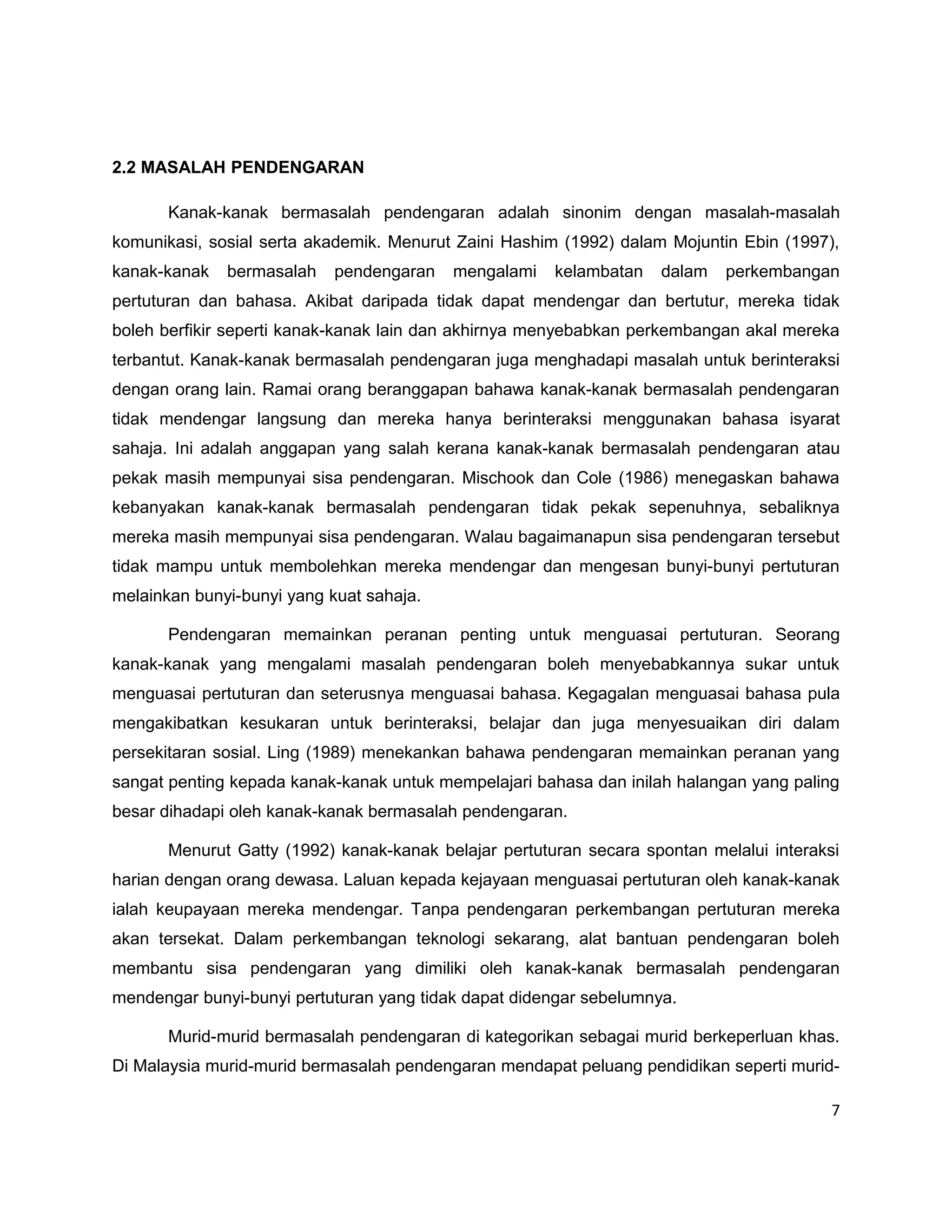 Kanak kanak Berkeperluan Khas | DOC