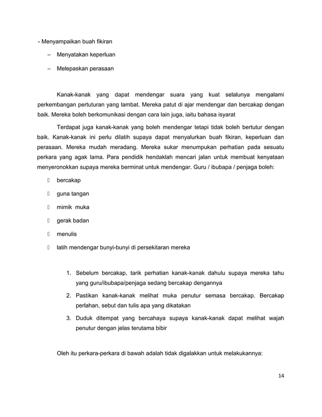 Kanak kanak Berkeperluan Khas | DOC