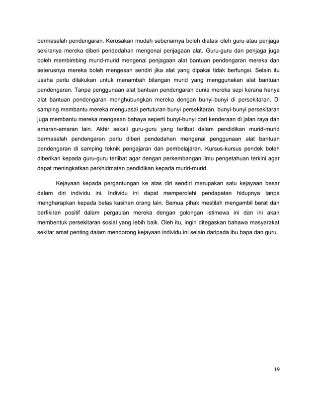 Kanak kanak Berkeperluan Khas | DOC