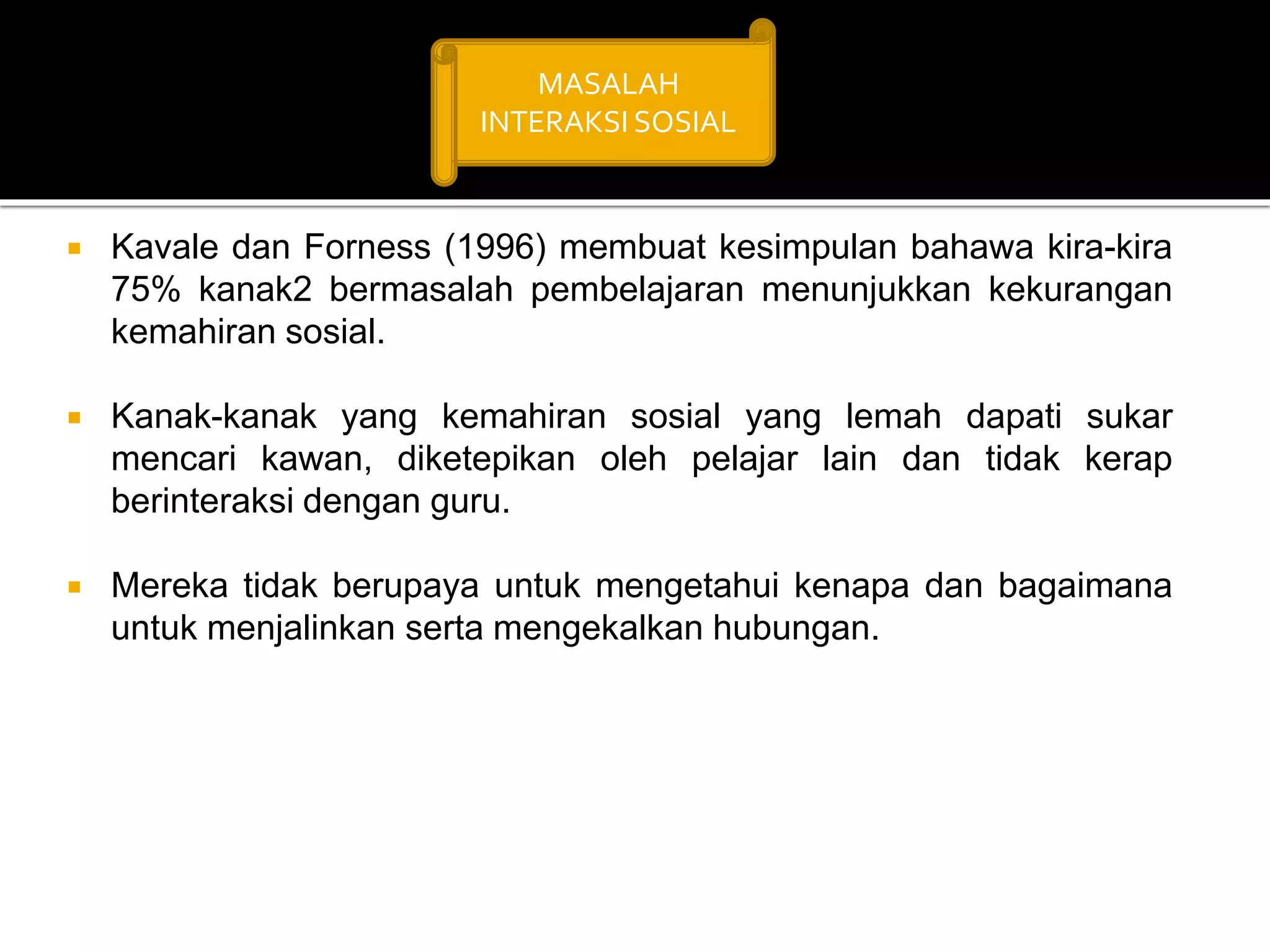 Kanak kanak berkeperluan khas masalah pemebelajaran | PPTX