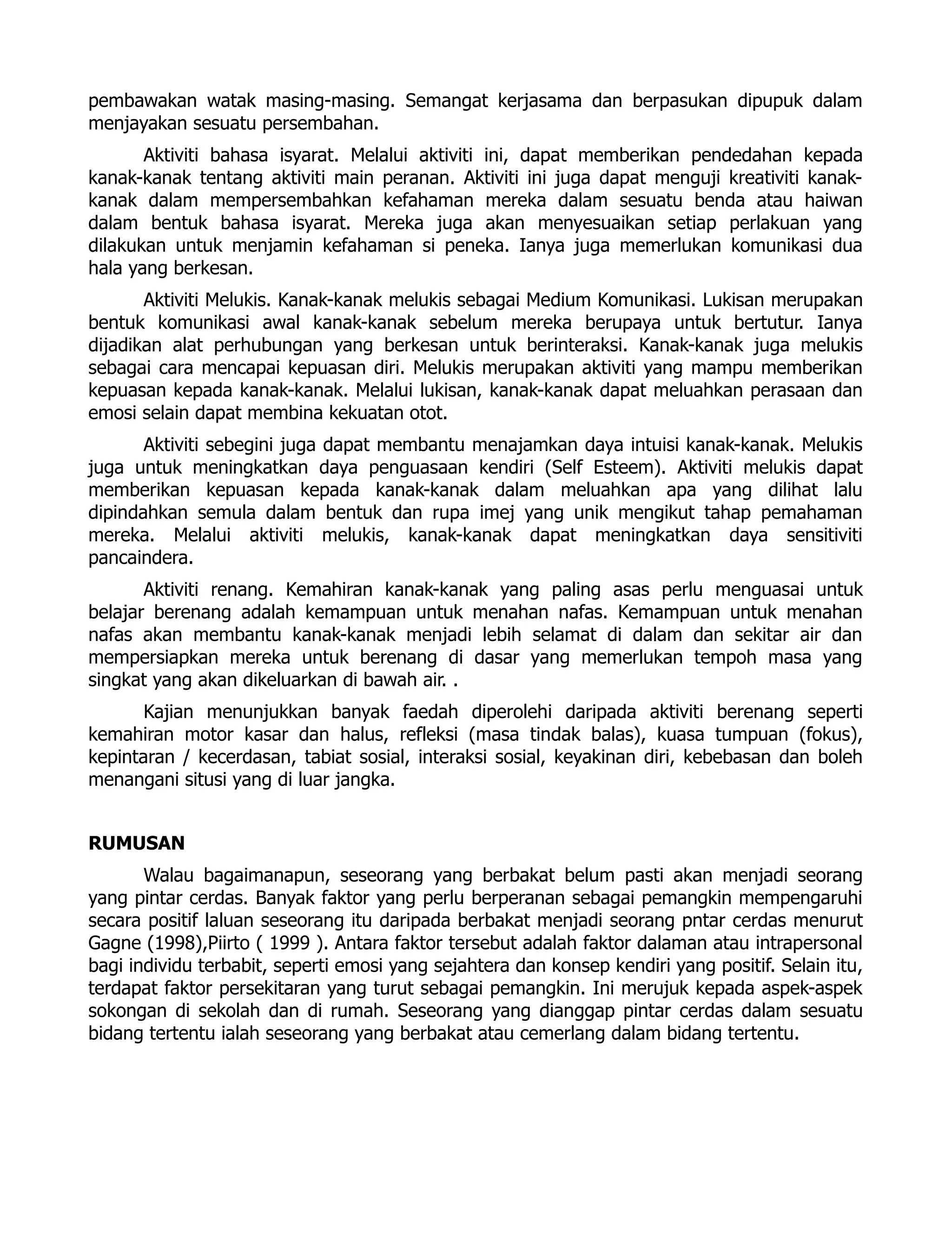 Kanak kanak pintar cerdas dan pendekatan mengajar | PDF