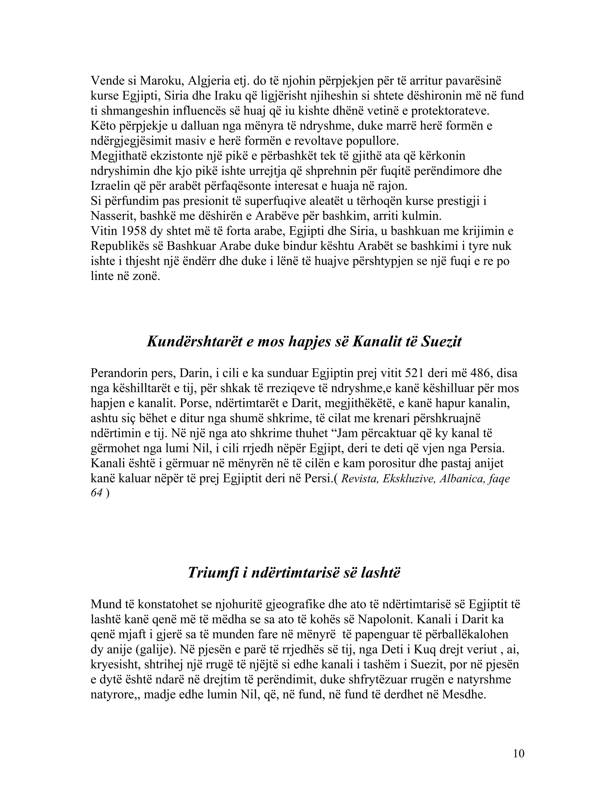 Kanali i suezit | DOC