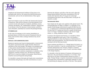 Kanamycin Injection Taj Pharma SmPC | PPT