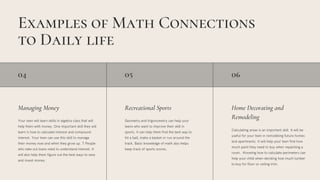 Daily use of Mathematics | PPT
