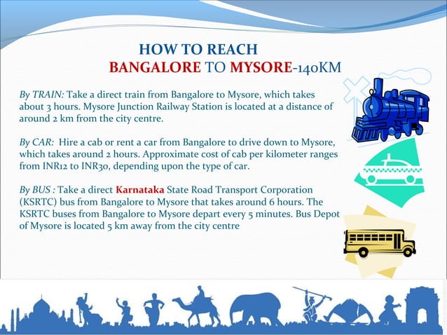 Kanataka Tourism | PPT | Rail Travel | Travel Type