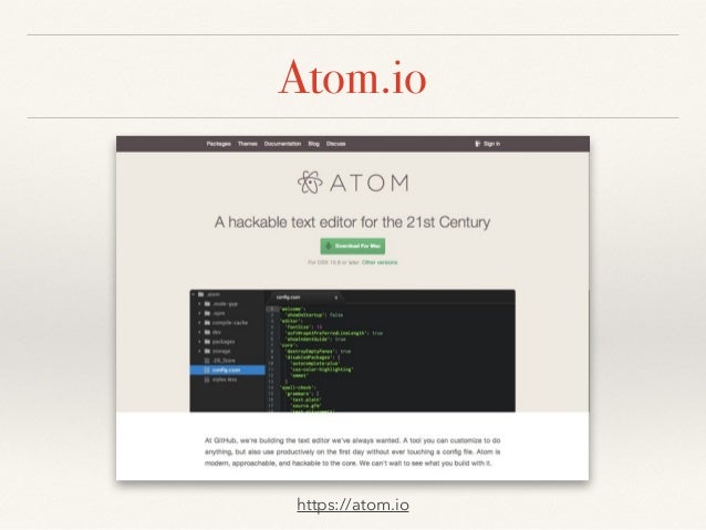 Atom.io Quick Scripting