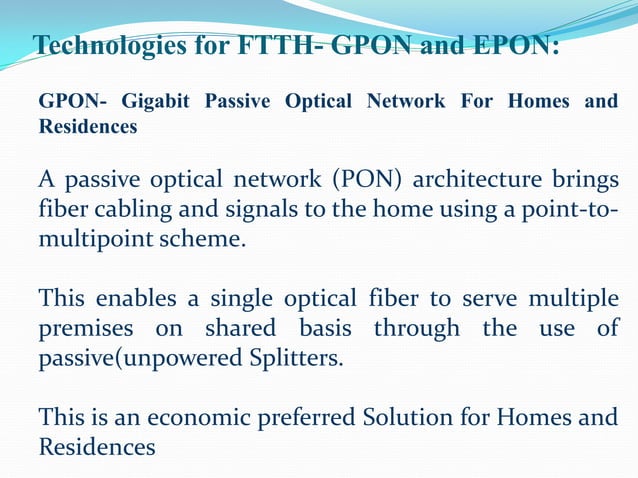 Kanazia ftth presentation | PPT