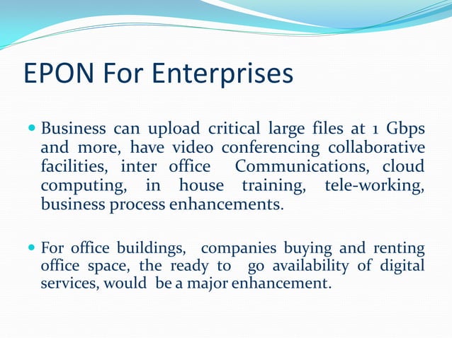 Kanazia ftth presentation | PPT