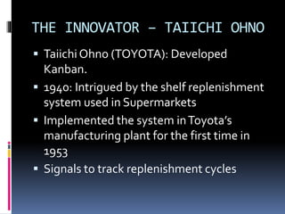 Kanban-Improving efficiency | PPTX | Logistics | Business