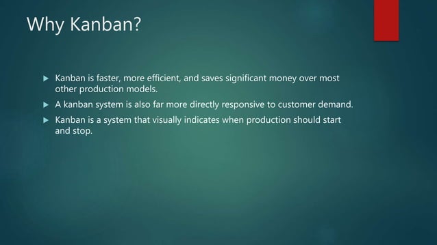 Kanban | PPTX | Business | Business and Finance