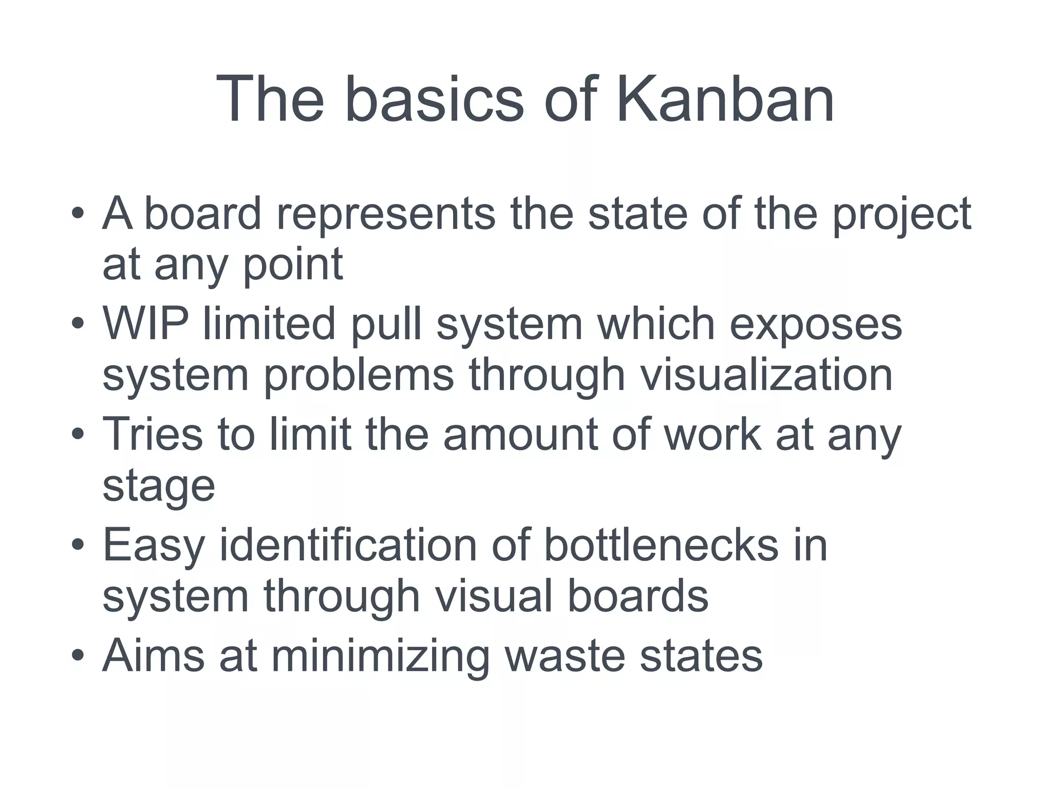 KanBan approach to project management | PDF