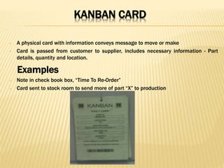 Kanban kaizen | PPTX