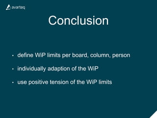 Kanban - Set Work in Progress Limits | PPT