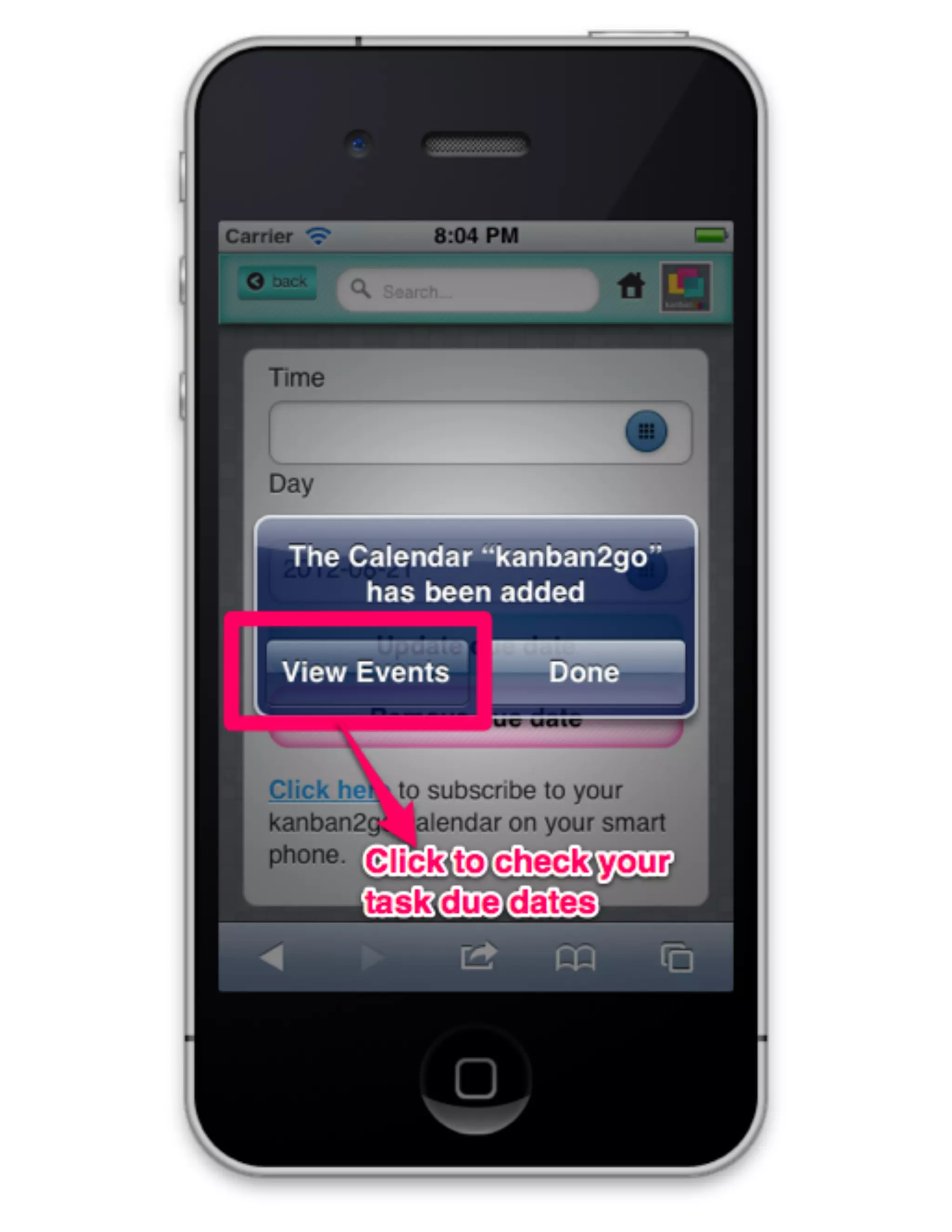 kanban2go calendar integration | PDF