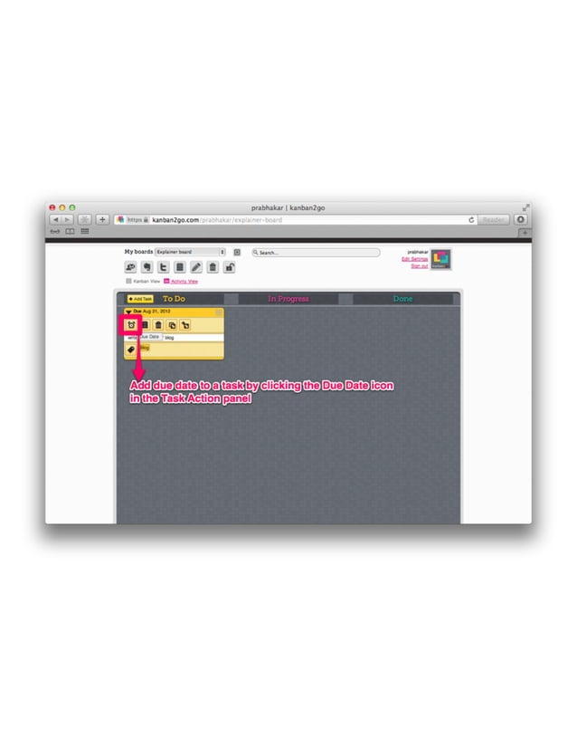 kanban2go calendar integration | PDF
