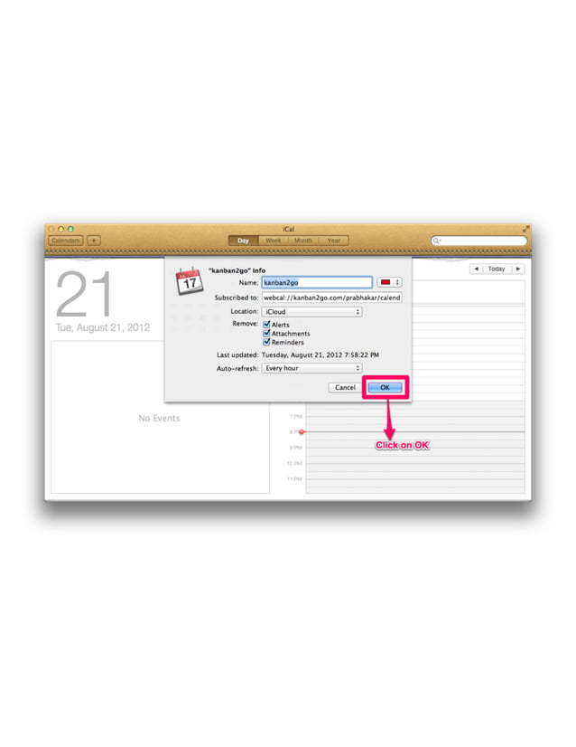 kanban2go calendar integration | PDF