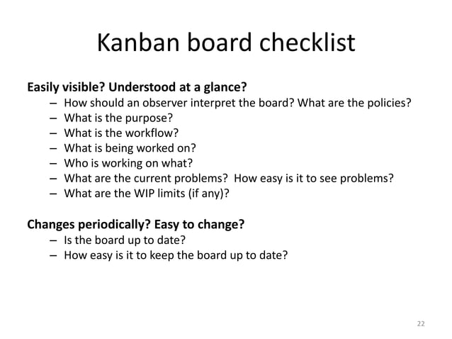 Kanban Board and Visual Controls Guide | PPT