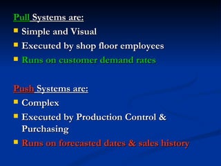 Kanban Cards & Pull Systems | PPT