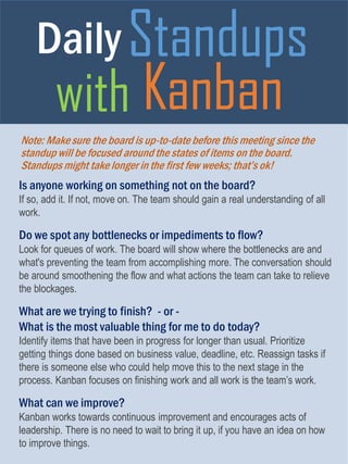 Kanban improved standup questions | PDF