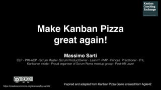 Kanban Pizza Game | PDF