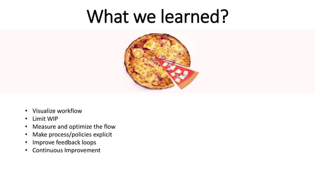 Kanban pizza game @ Agile Connect Lisbon | PPTX | Technology & Computing