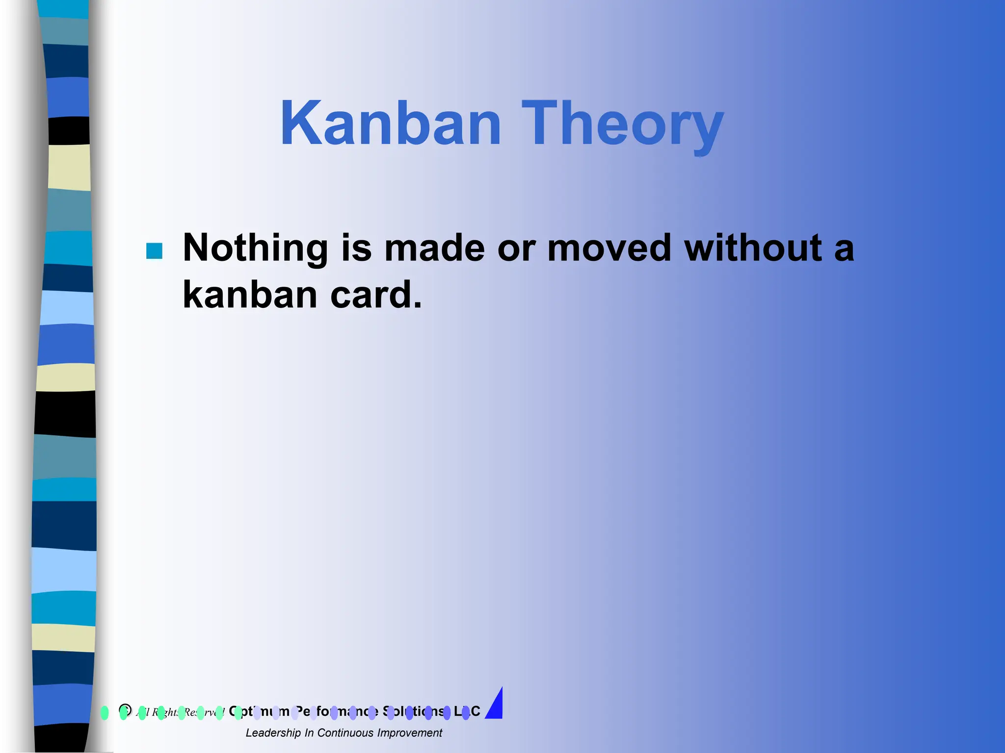 Kanban System for Effective Just in Time Manufacturing | PPT