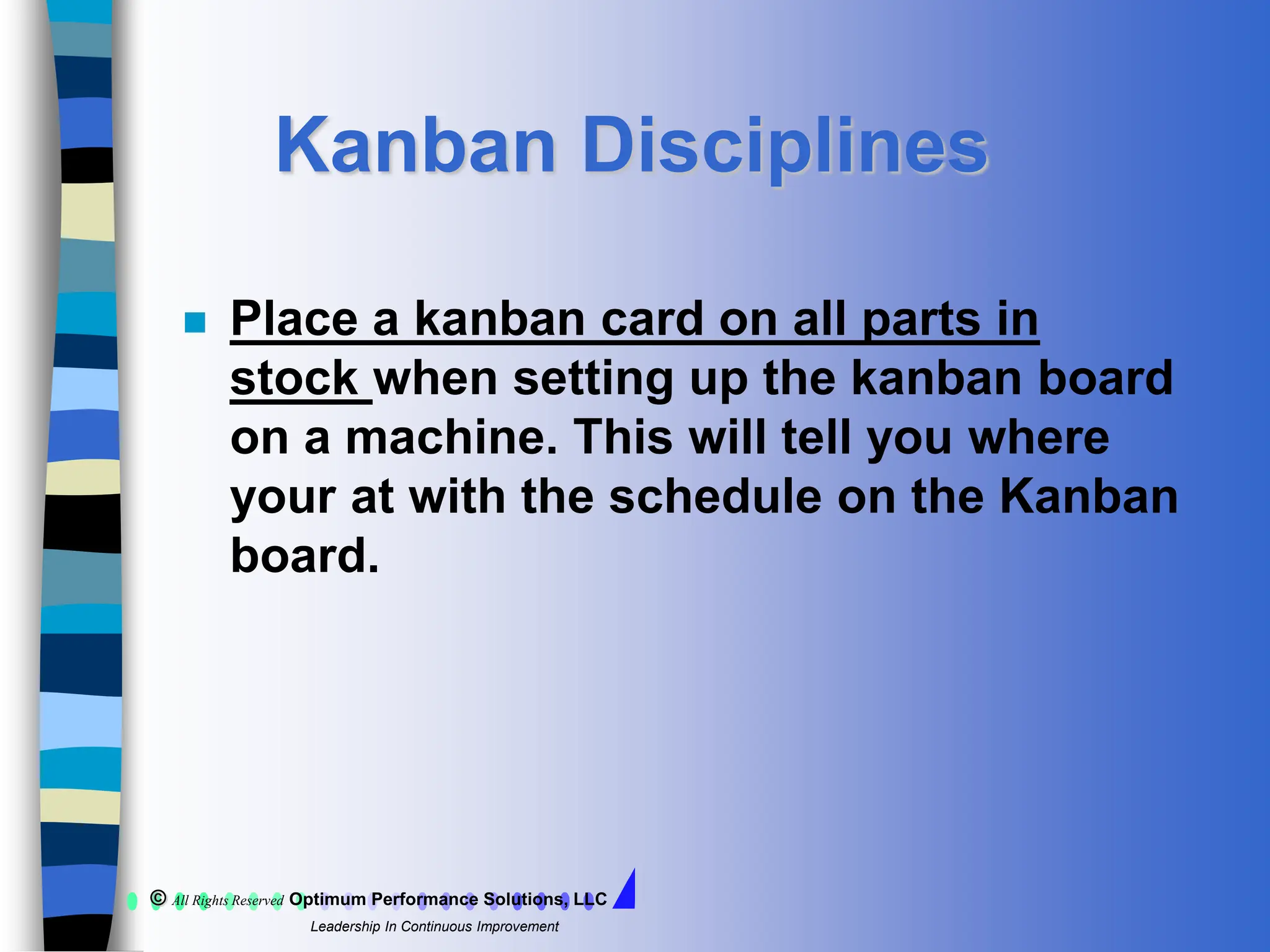 Kanban System for Effective Just in Time Manufacturing | PPT