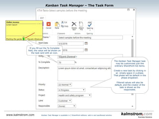 Kanban Task Manager for SharePoint | PPTX