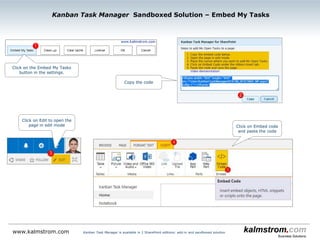 Kanban Task Manager for SharePoint | PPTX