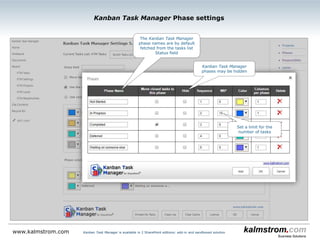 Kanban Task Manager for SharePoint | PPTX