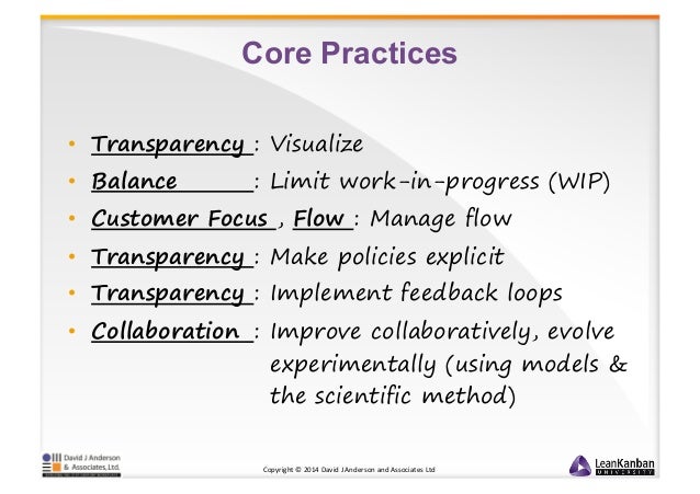 Kanban values exercise Kanban values exercise