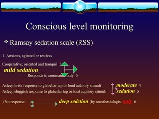 conscious sedation monitoring | PPT