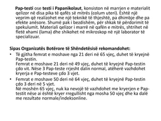 Kanceri i qafës së mitrës | PPT