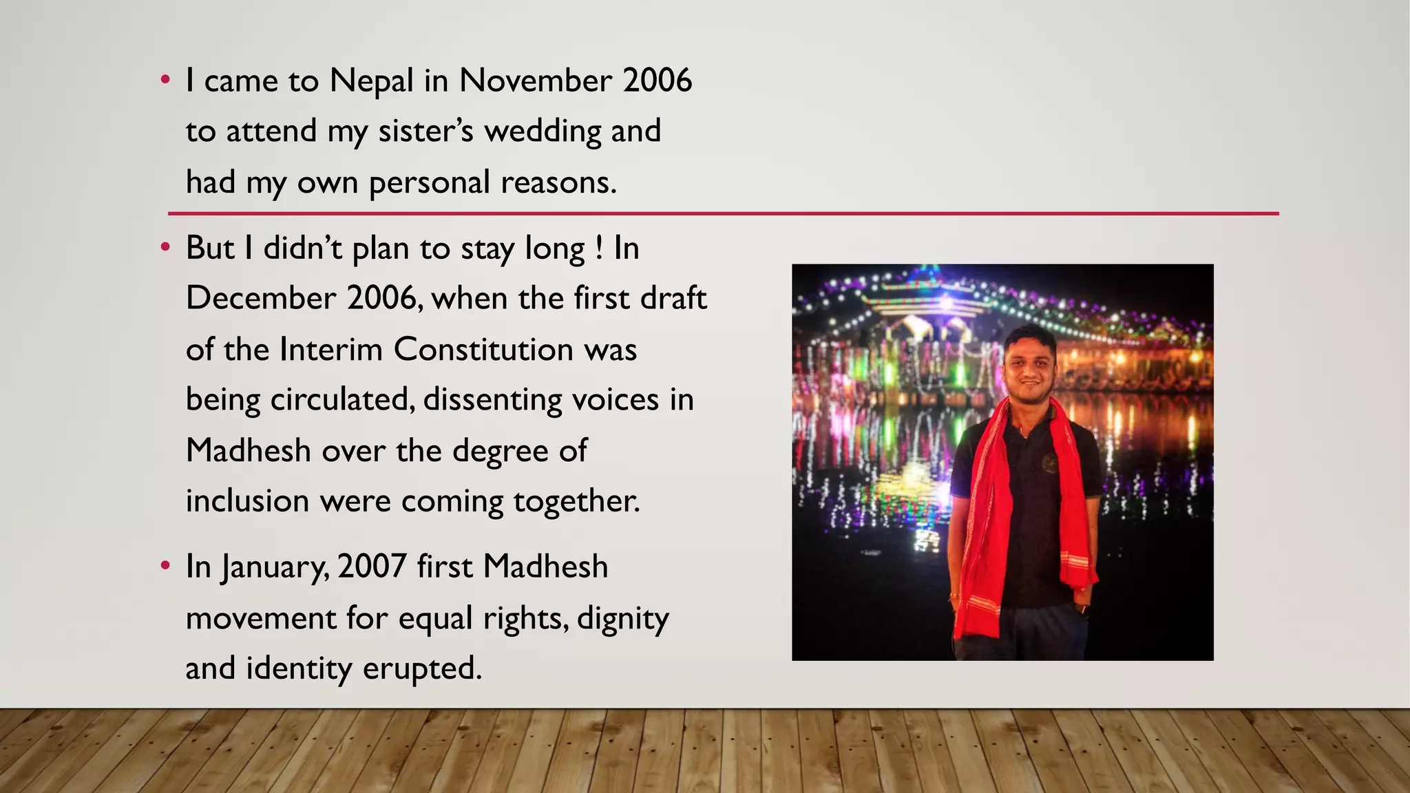 Sano Paila (A Little Step) - Mr.Kanchan Jha | PPT
