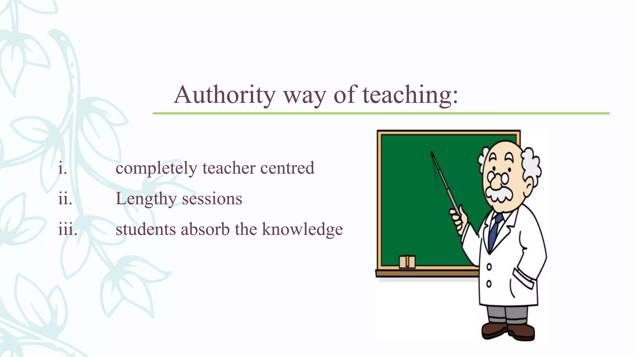Concept of teaching and learning | PPTX | Education