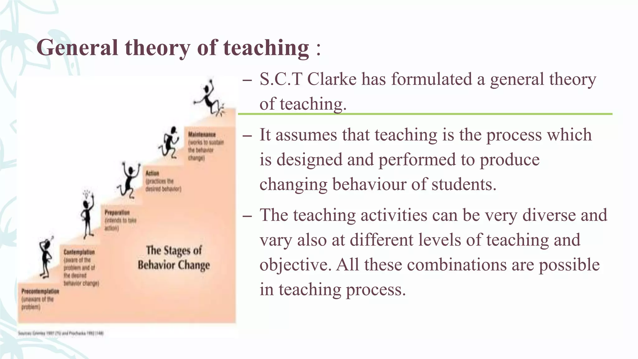 Concept of teaching and learning | PPTX | Education