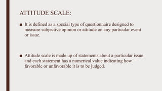 Education or attitude scales | PPTX