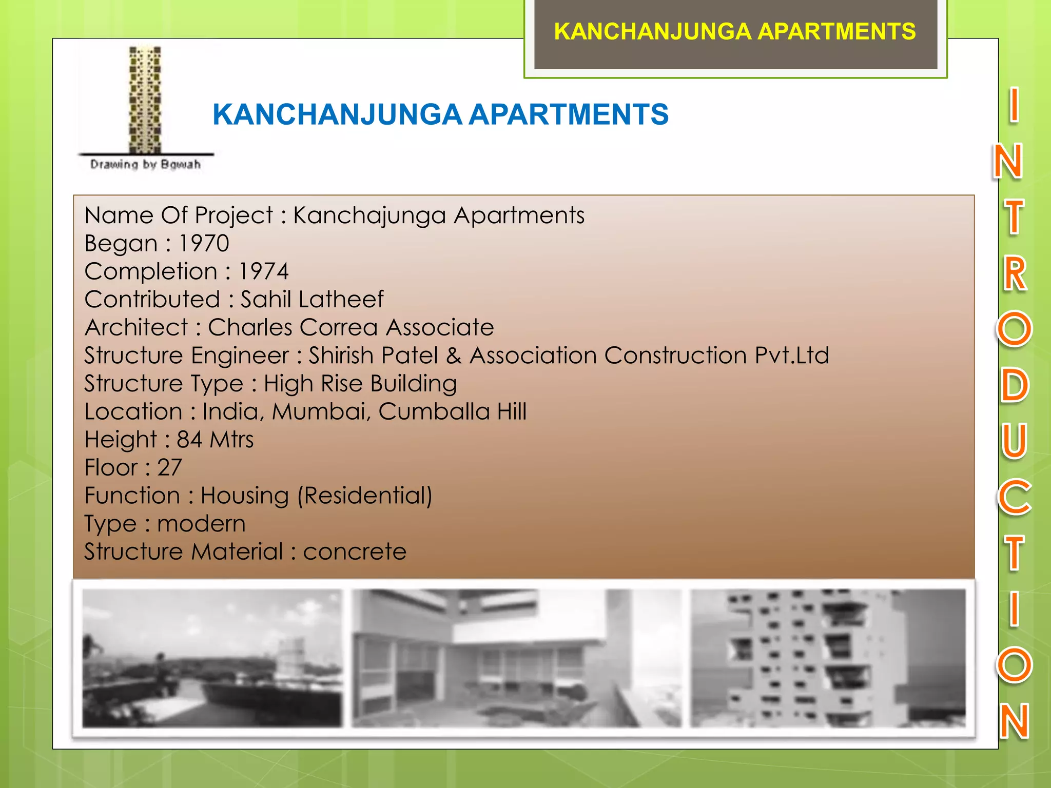 Kanchanjunga apartments | PPTX
