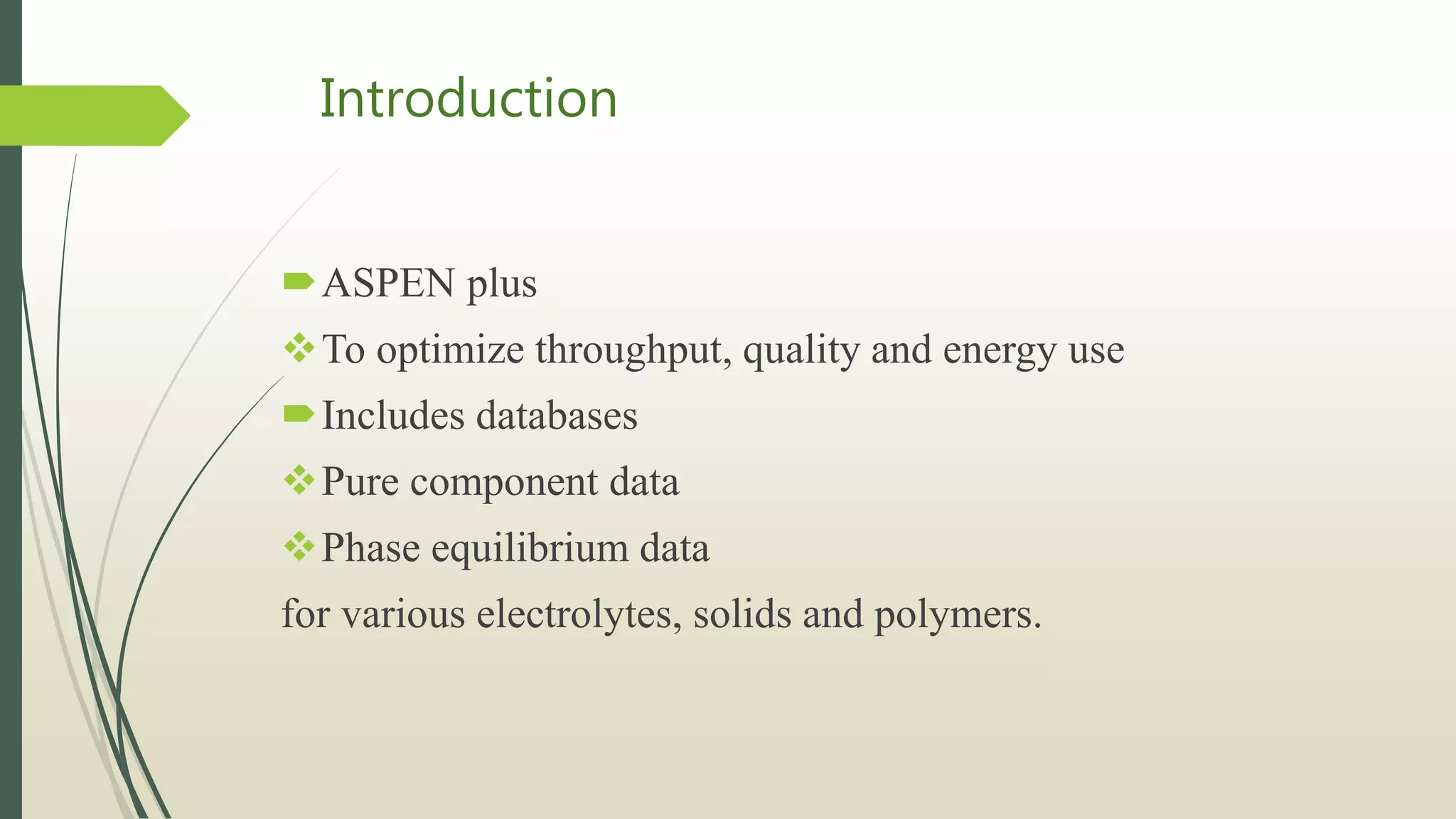 PITZER & RK-ASPEN Property Method | PPTX