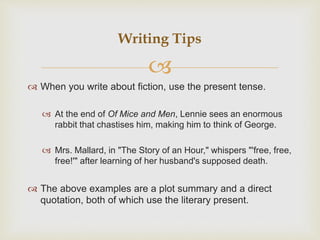 Thesis Writing Guidelines | PPTX
