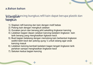 pembuatan desain hiasan renda, sulaman, kancing hias, dan bordir | PPTX