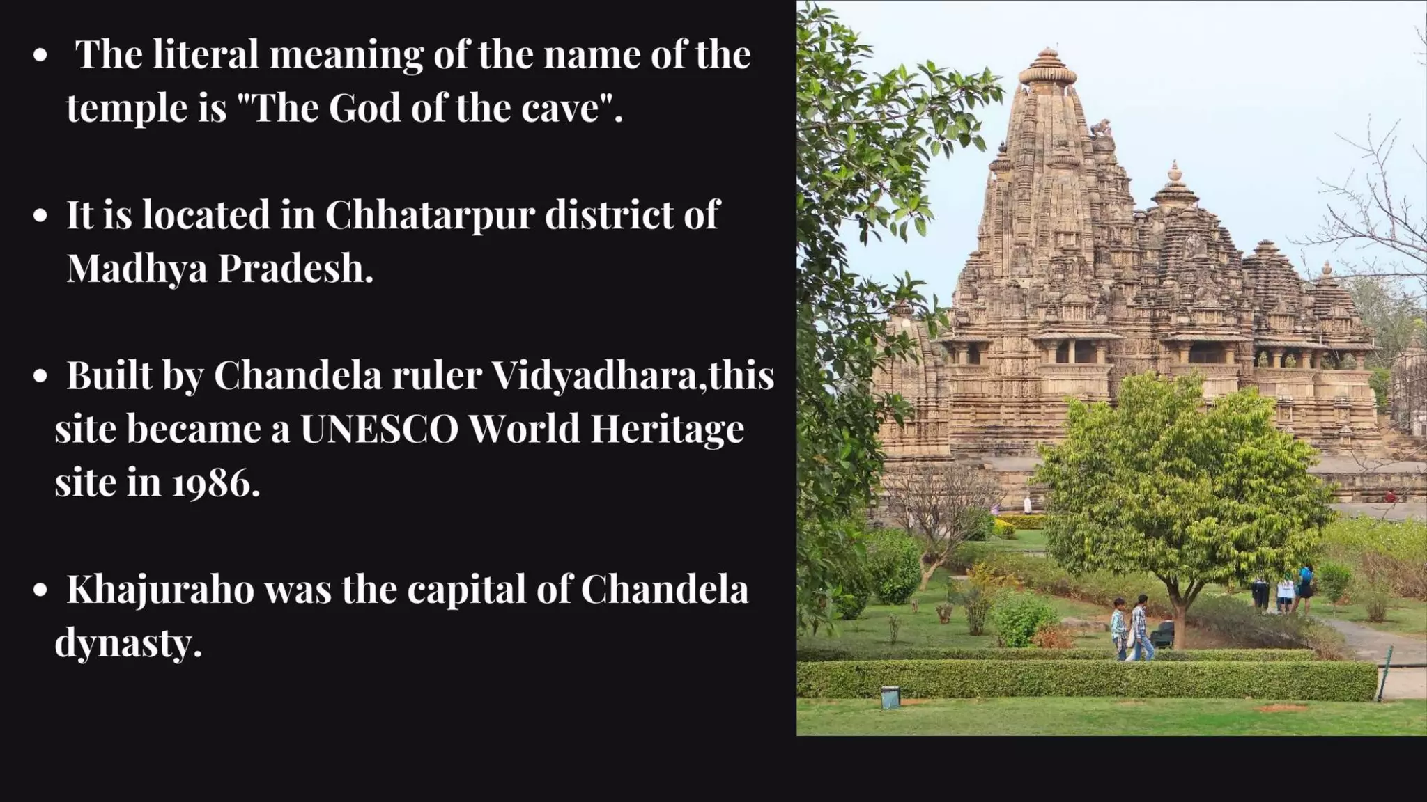 KANDARIA MAHADEV TEMPLE, KHAJURAHO | PPTX
