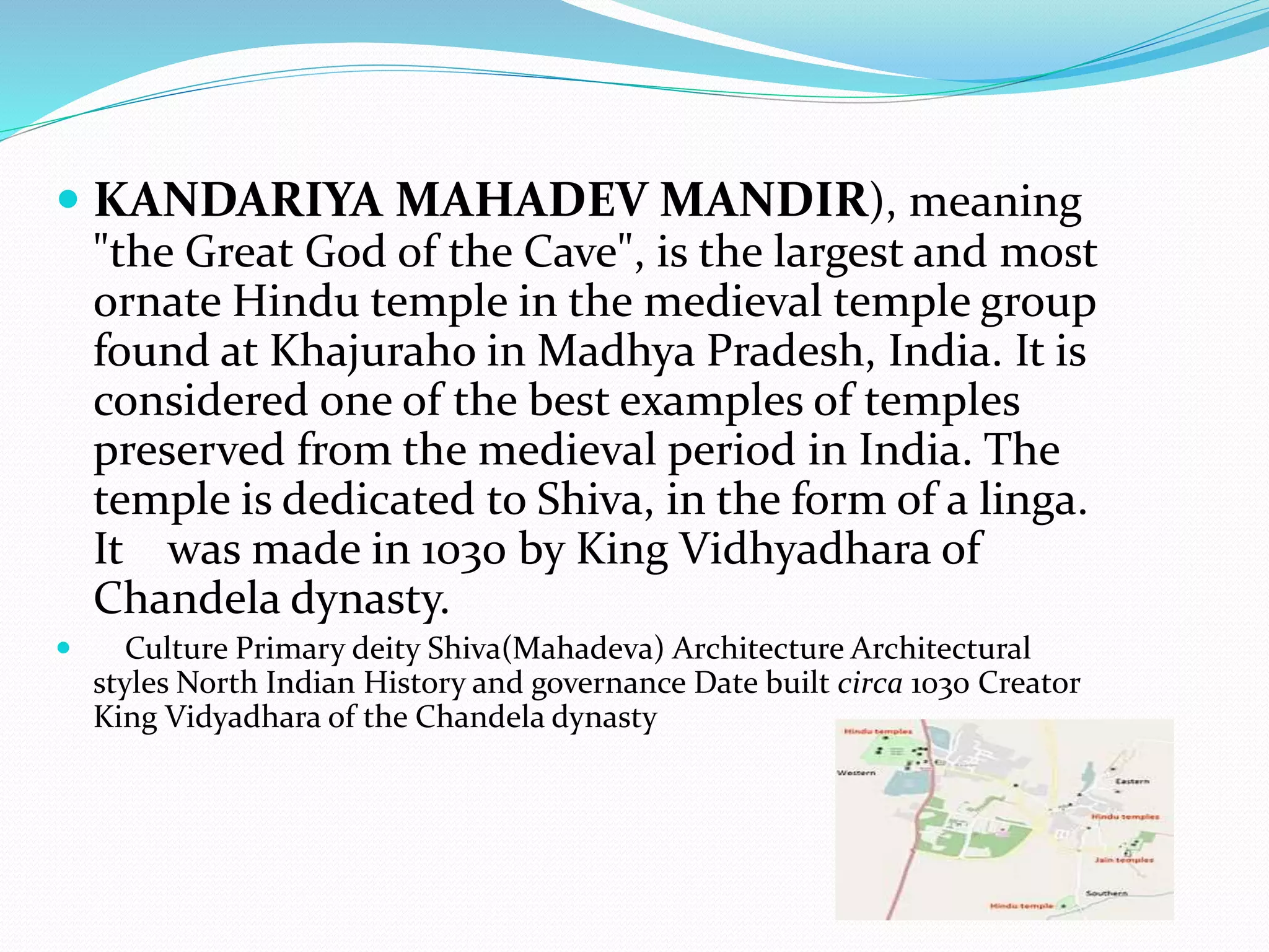 Kandariya mahadev temple | PPTX