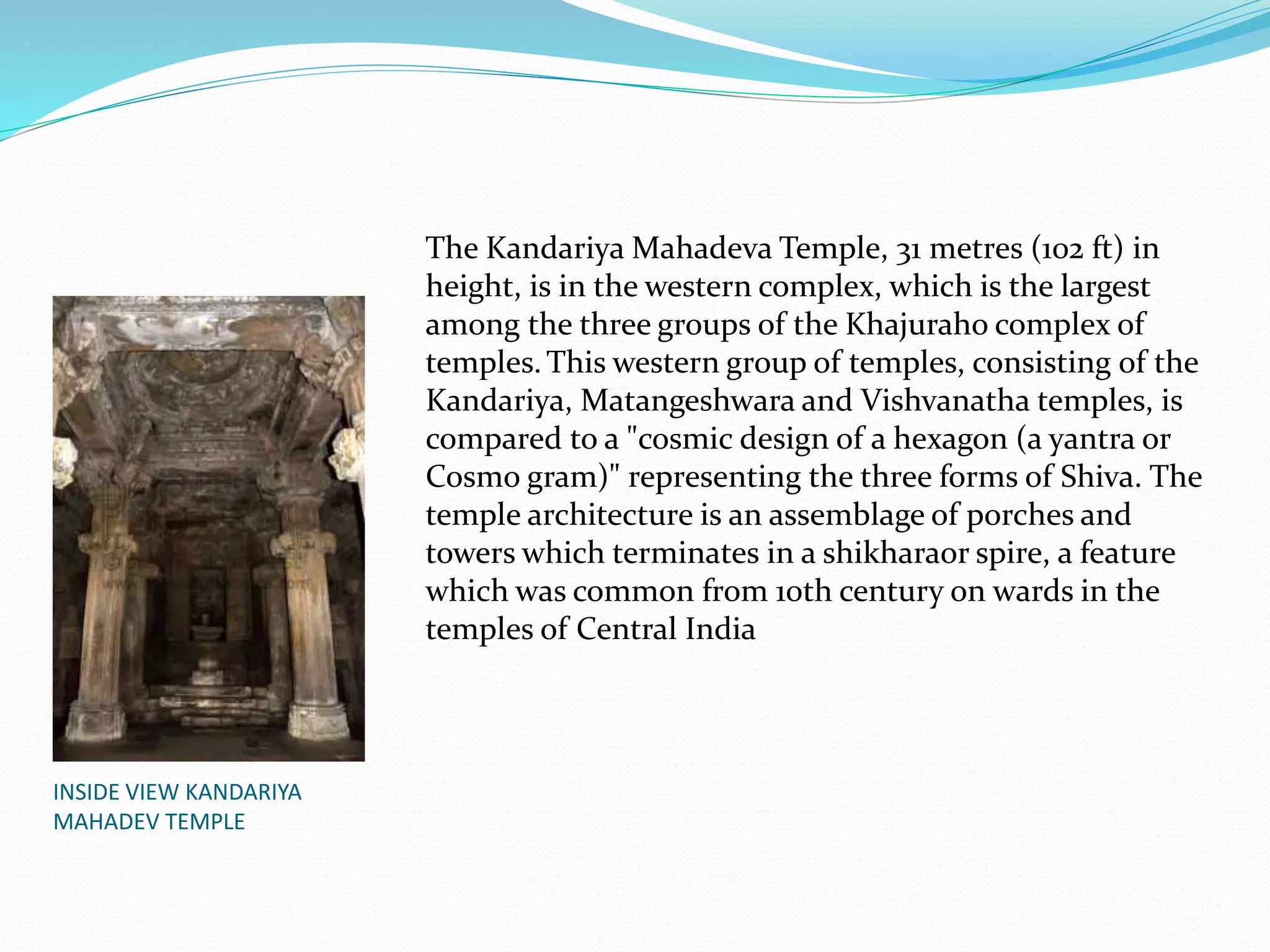 Kandariya mahadev temple | PPTX