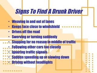 Drinking and Driving | PPT