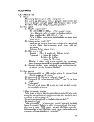 Kandidiasis mukosa | PDF